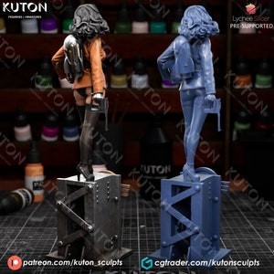 Rocketeer, Female Version, 3D Printed Model, Fan Art Sculpt, Figure Kit ...