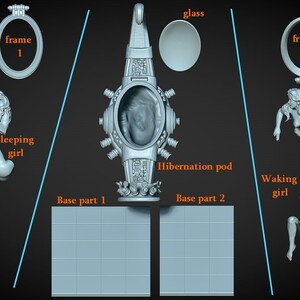 Hibernation Pod - Infected Pod | Alien | 75mm | 3d Printed Miniature - Etsy