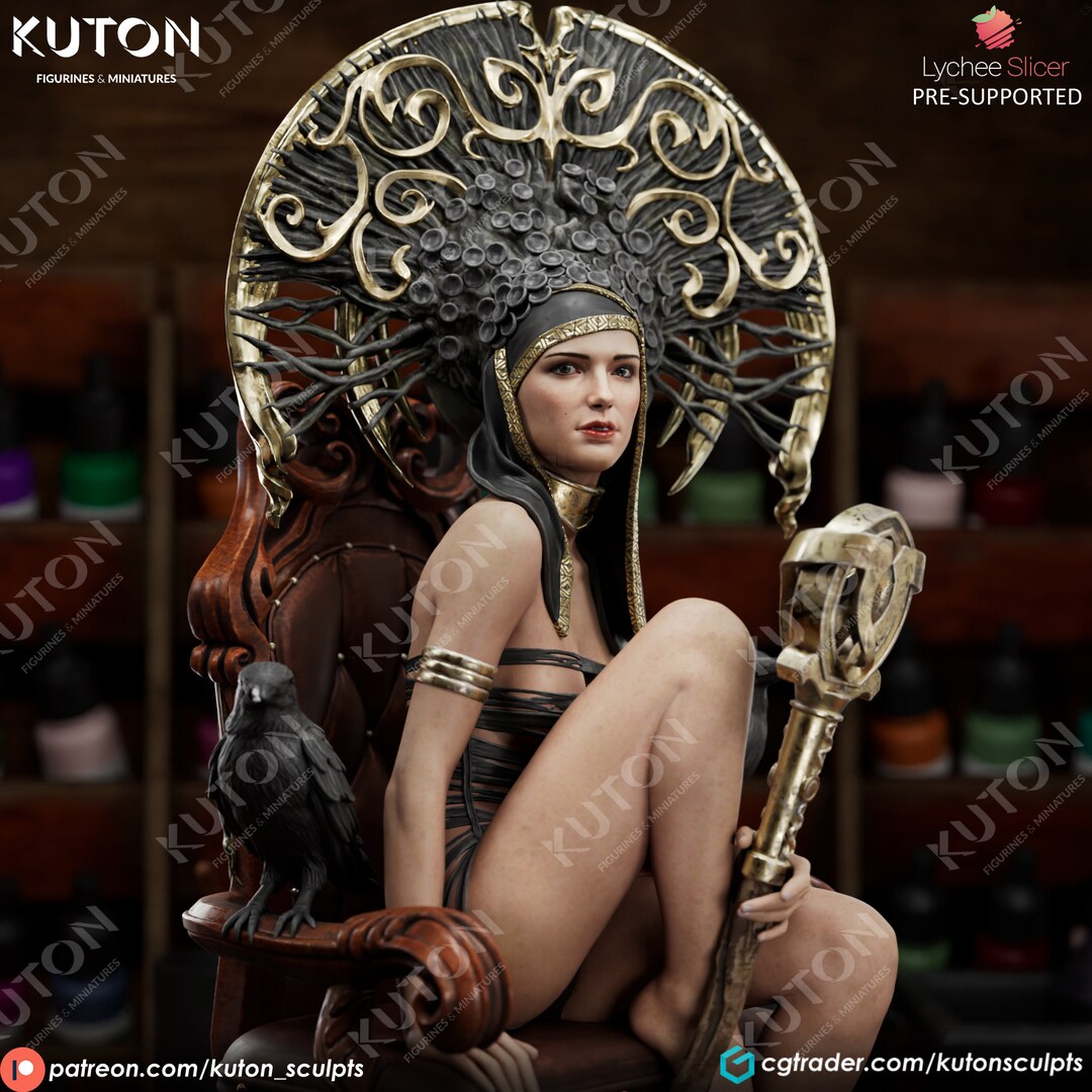 Vekna, Resin 3D Printed Model, Fan Art Sculpt, Inspired by Leo Viridis Art, by Giorgos Tsiolis ...