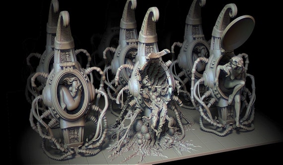 Hibernation Pod Infected Pod Alien 75mm 3d Printed | Etsy