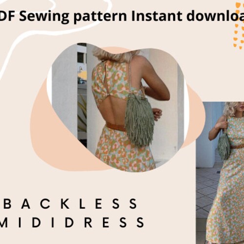 Perth Dress/blouse Pdf Sewing Pattern Size 36-46 - Etsy Australia