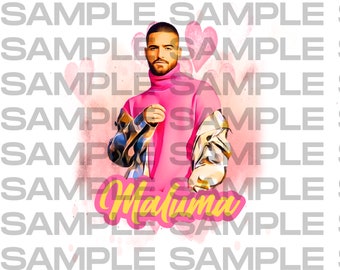 Digital Download Maluma Sublimation Clipart PNG Image and Waterslides ...