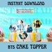BTS Dynamite Cupcake Topper ,BTS Cake Topper , Printables, Kpop ...