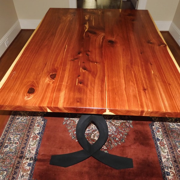 Red Cedar Dining Table - Etsy