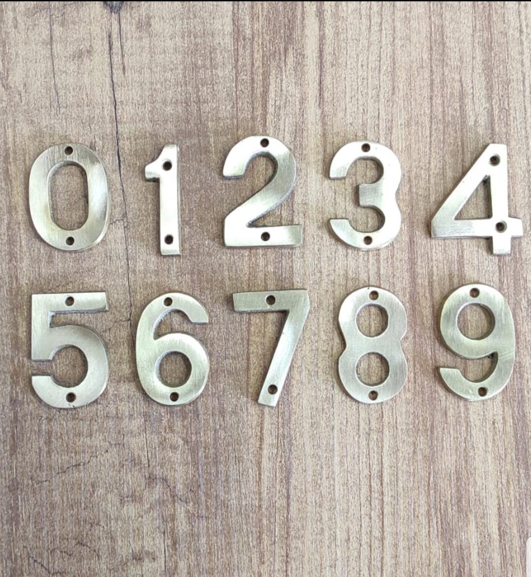 Simple Numbers,house Number,street Numbers,non Perforated Door Numbers ...