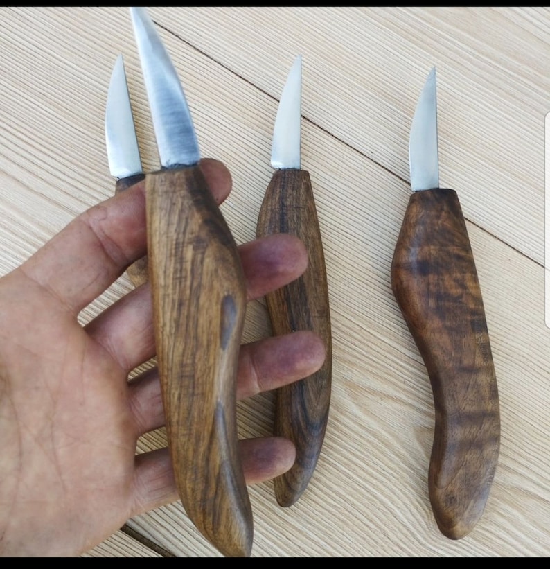 Handmade Wood Carving Knives 4.7'' (12cm) - Etsy