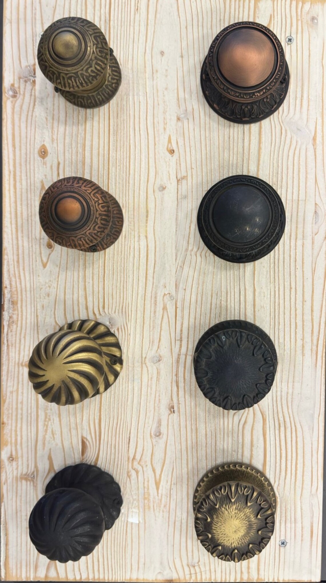 Antique Modern Style Door Knobs Genuine Solid Brass Furniture 32 ...