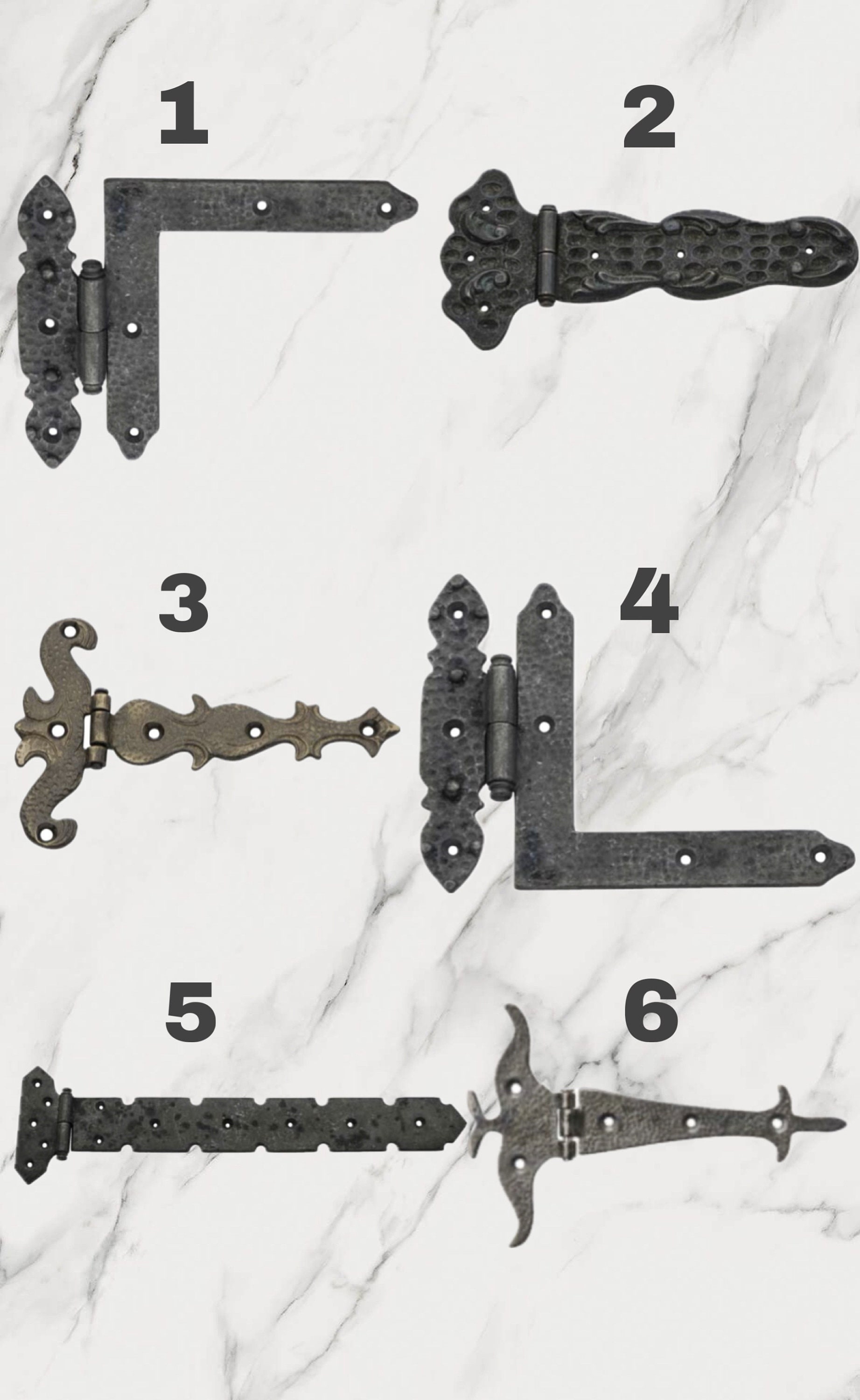 Brass Hinges Antique Medieval Design Traditional - Etsy