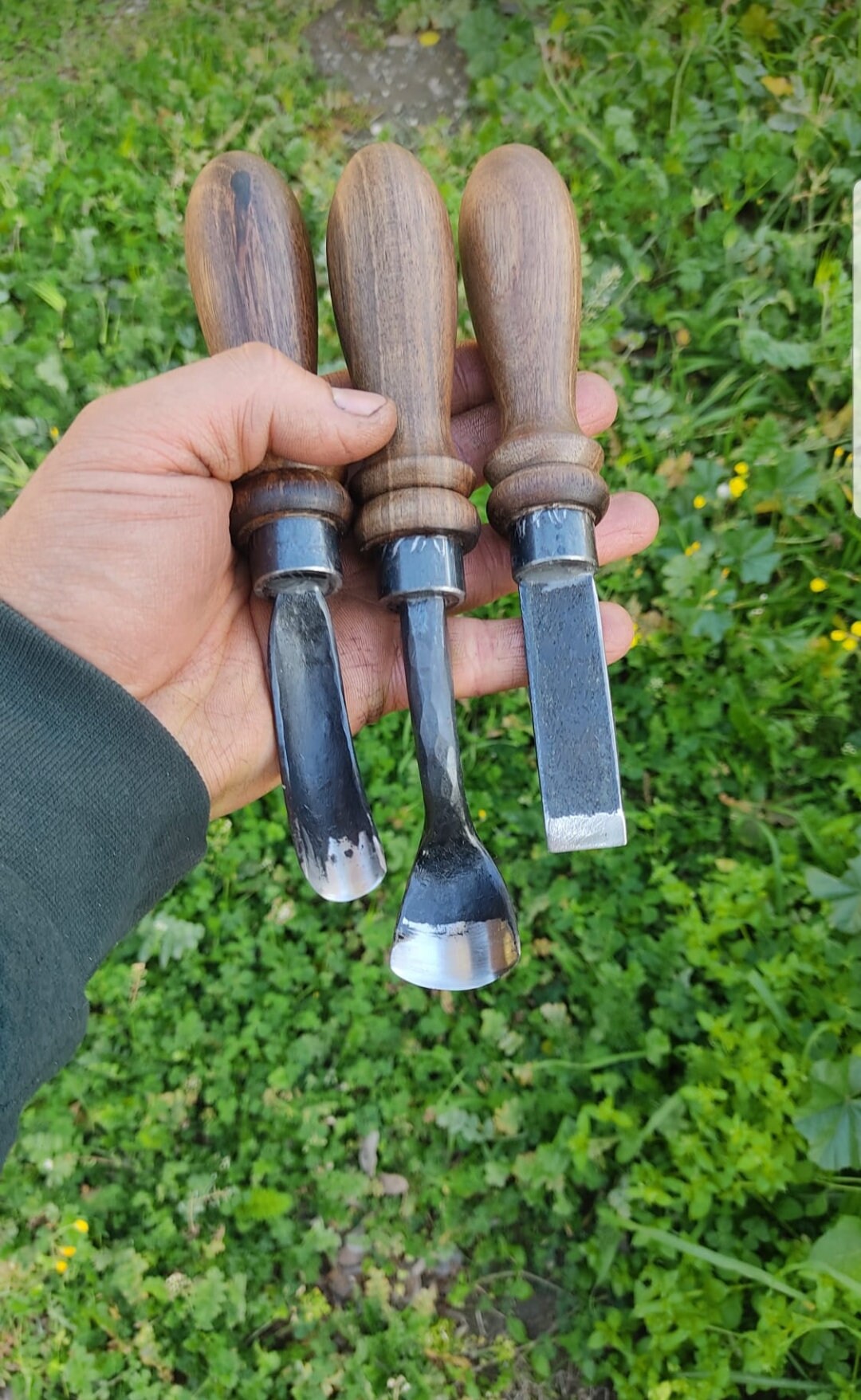 Handmade Wood Carving 5 Pieces Set - Etsy