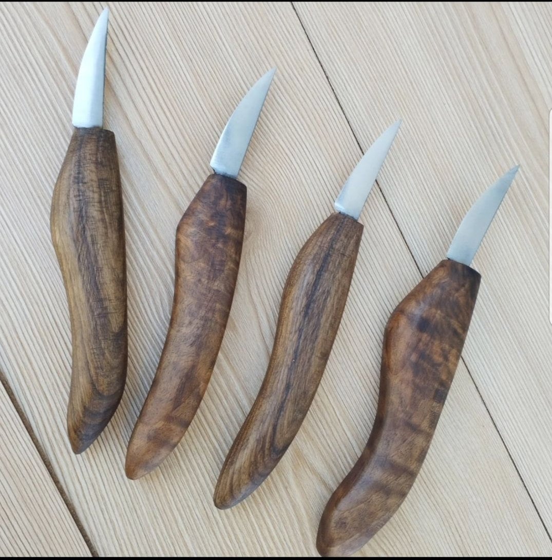 Handmade Wood Carving Knives 4.7'' (12cm) - Etsy