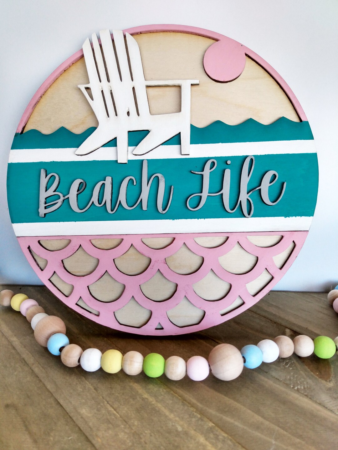 Beach Life Sign, Pool Life Sign, Summer Door Decor, Beach SVG, Summer ...