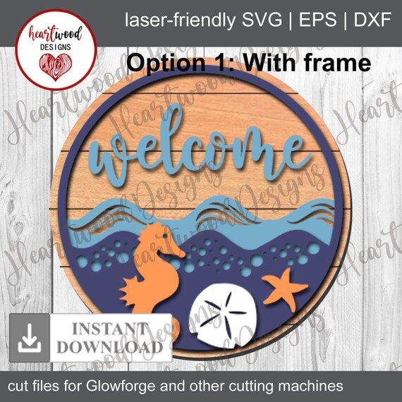 Welcome Beach Sign Ocean Sign Beach SVG Summer Decor SVG - Etsy Australia