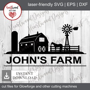 Farm Svg, Farm Split Frame SVG, Farm Life Svg, Farm Backdrop Svg, Farm ...