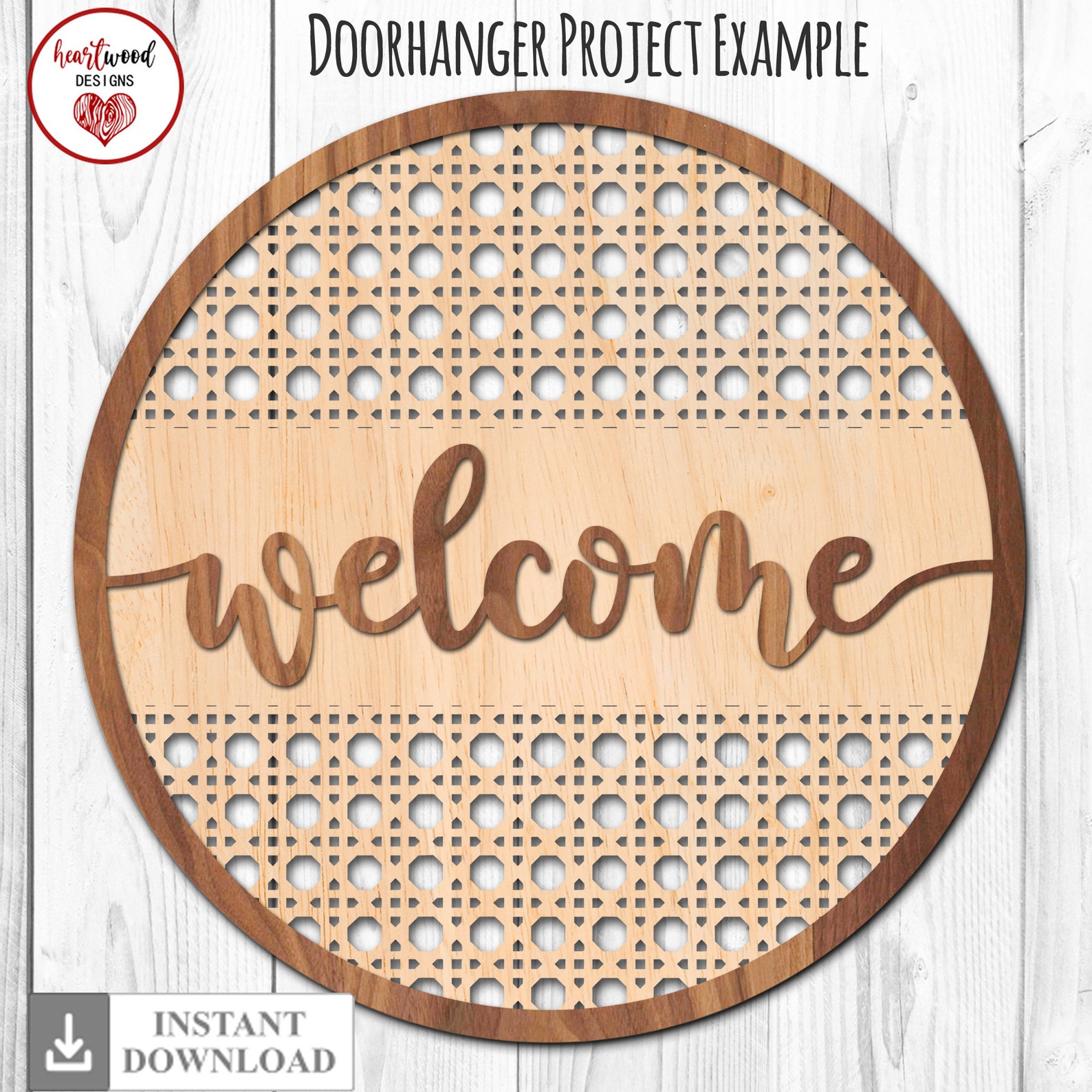 Set of 8 Rattan Sign Backers SVG Bundle Rattan Sign Cut File - Etsy