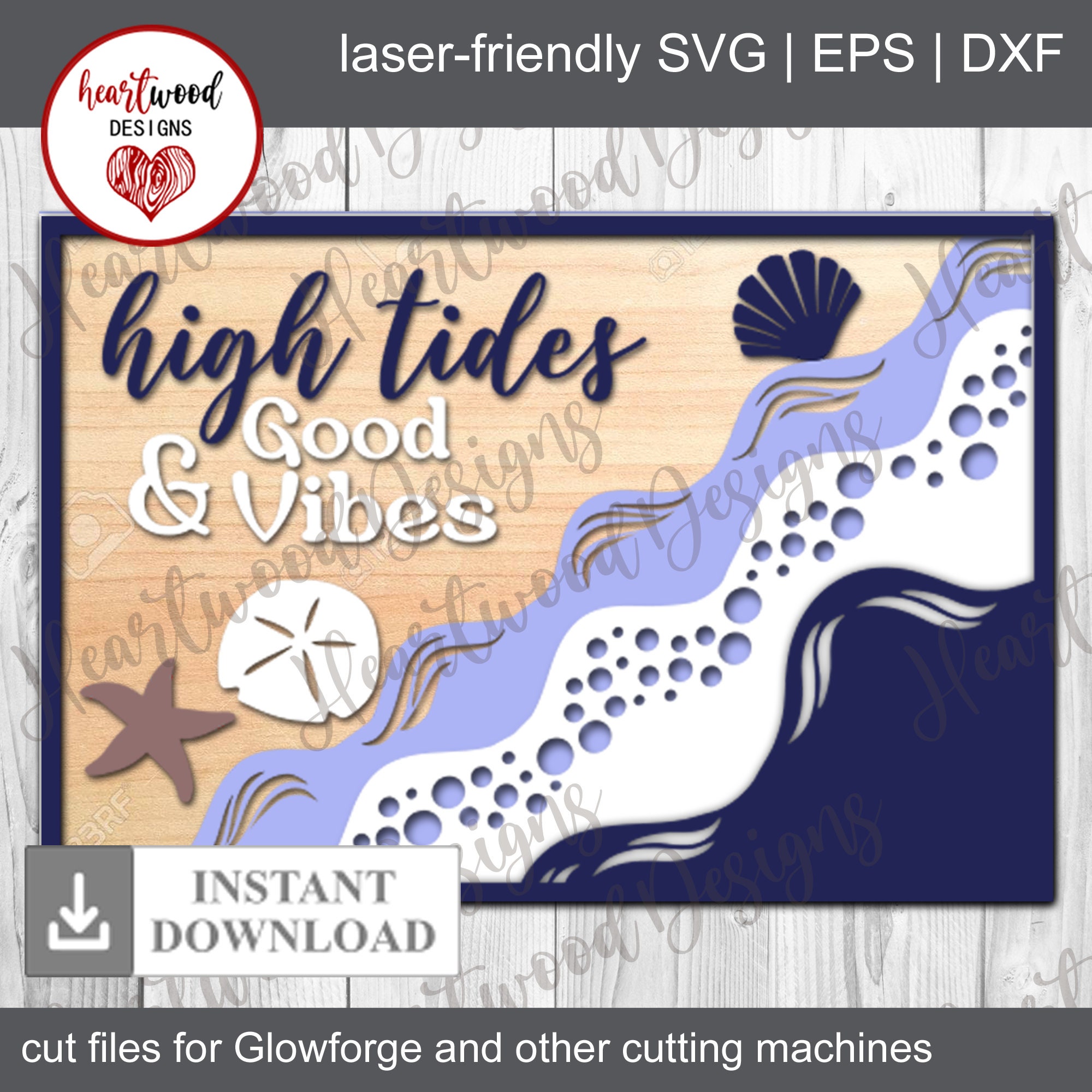 Ocean Waves Sign Beach SVG Summer Decor SVG Welcome SVG - Etsy