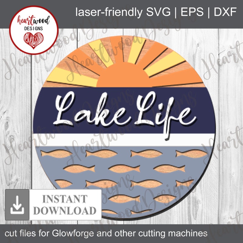 Lake Life Svg - Etsy