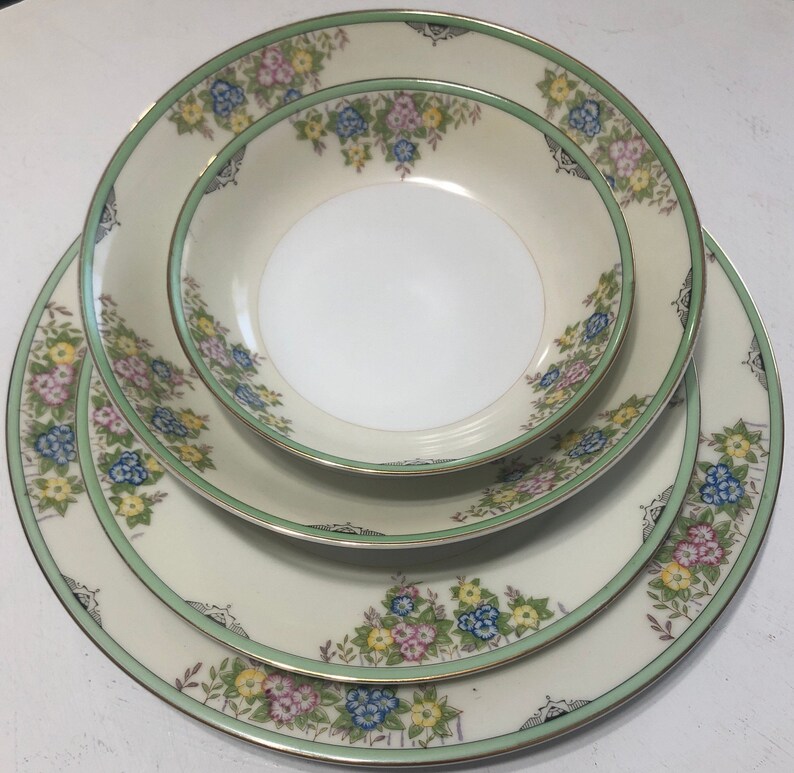 Vintage Place Setting, 4 Piece Place Setting, Vintage Made in Japan ...