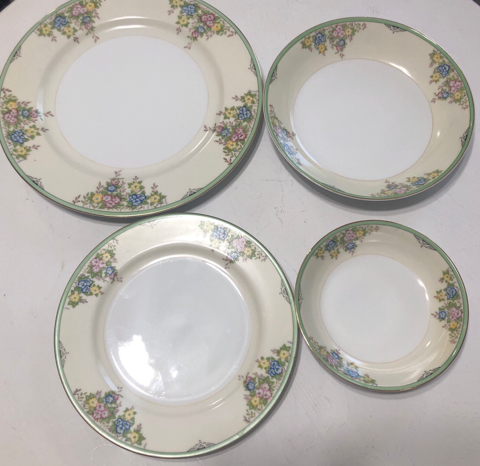 Vintage Place Setting, 4 Piece Place Setting, Vintage Made in Japan ...