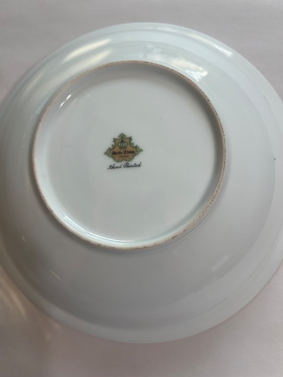 Logotipo De Meito China Vintage Hand Painted Japan Meito China Dinner