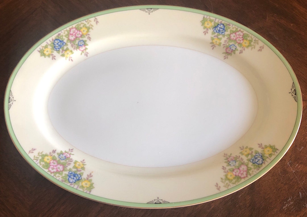 Vintage Floral Platter: Made in Japan Serving Dish - Etsy