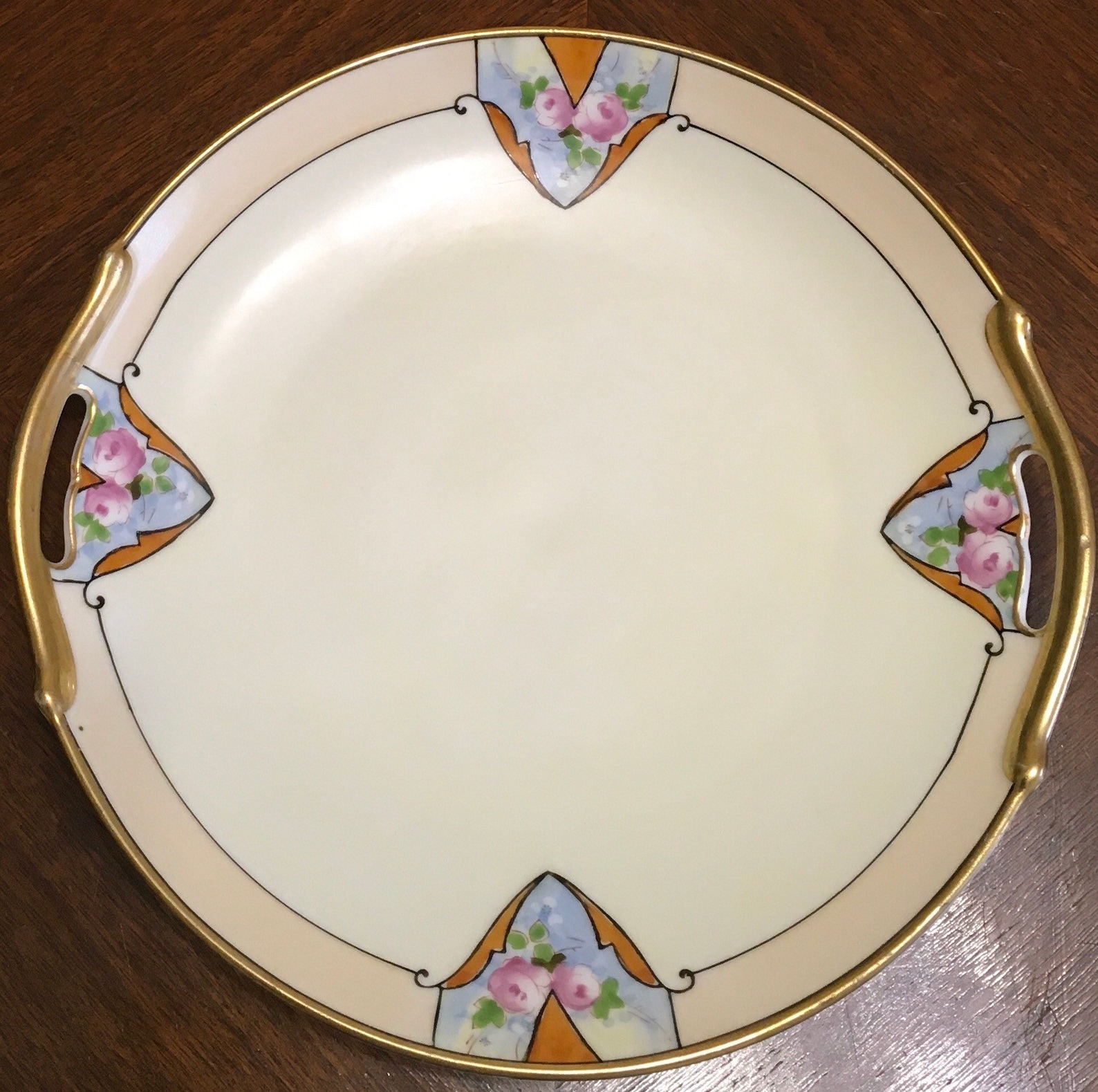 Vintage Hand Painted Cake Plate Made in Japan Vintage Plate - Etsy