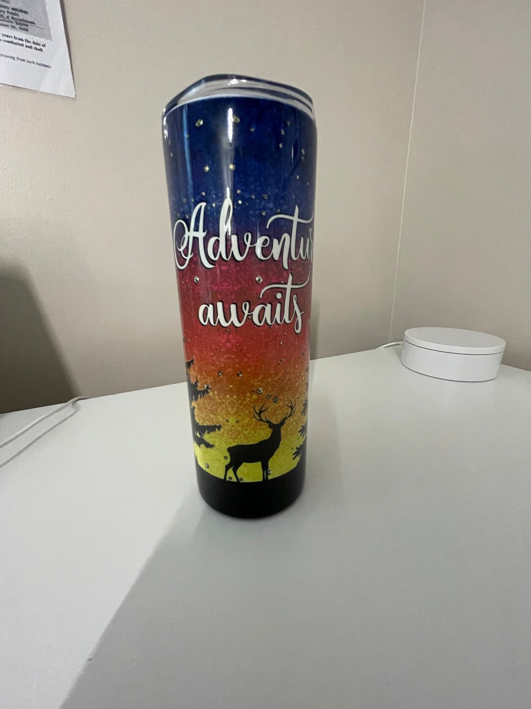 Adventure Awaits 20 Oz Skinny Tumbler - Etsy