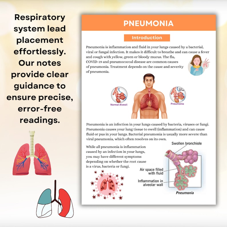 Respiratory System Bundle Med Surg Nursing Study Instant Download ...