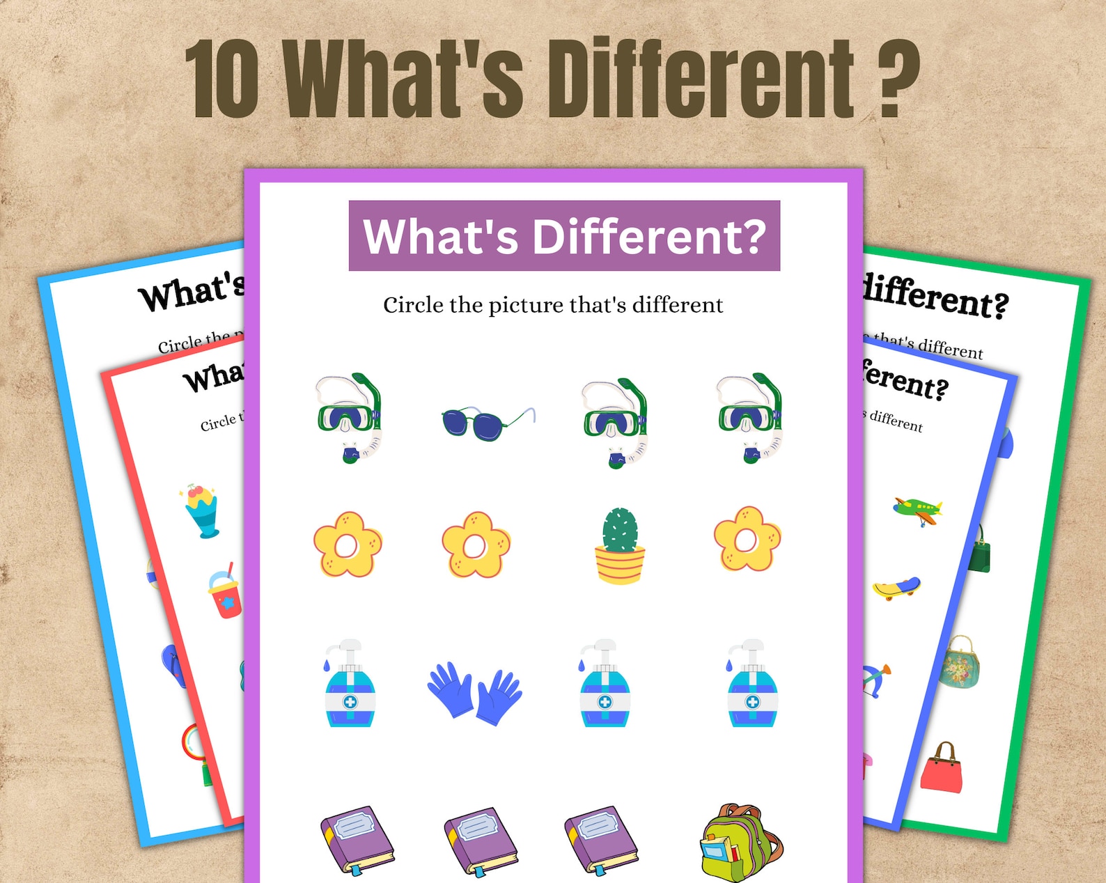 Preschool Comparison Worksheets, Preschool Worksheets, Preschool ...