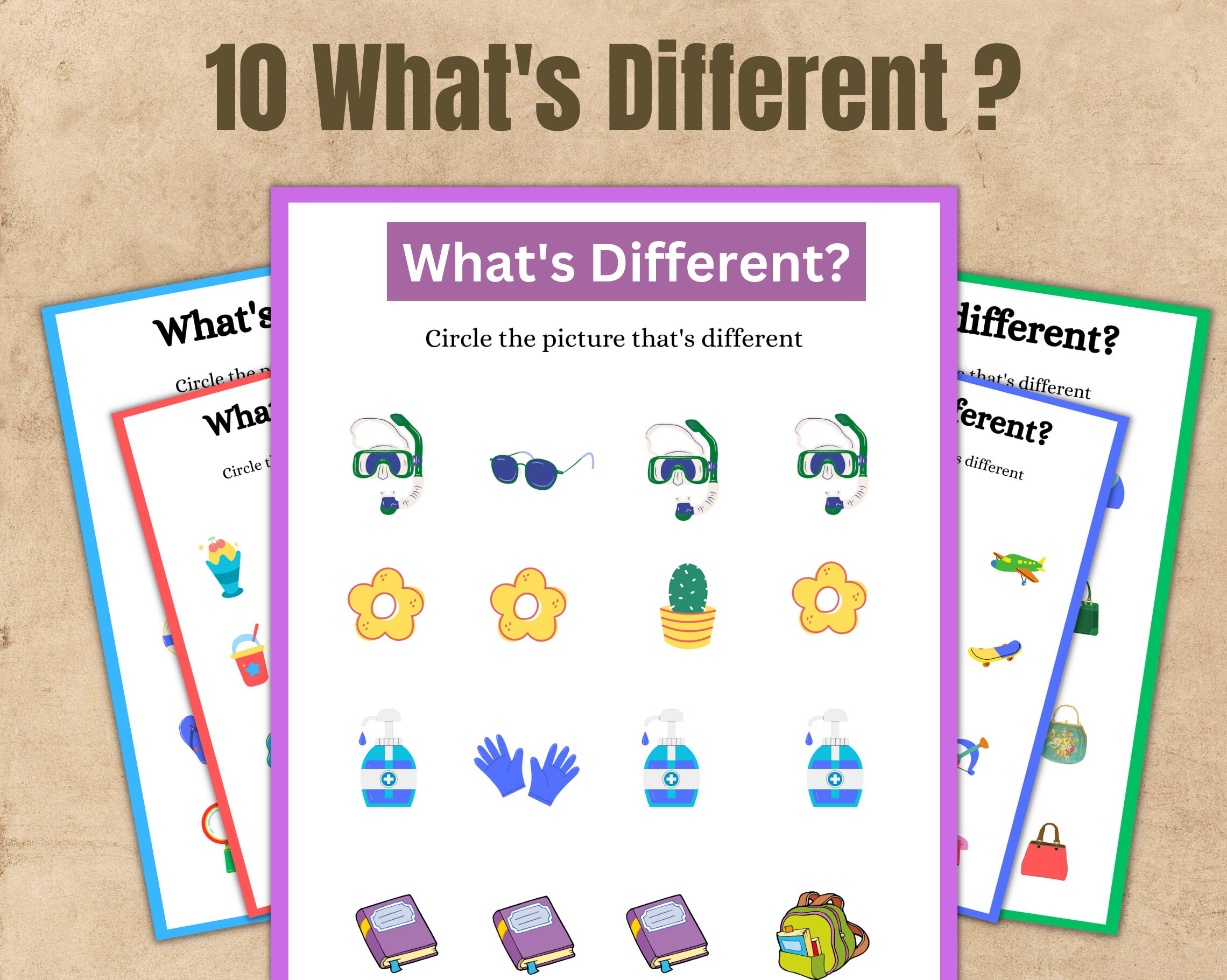 Preschool Comparison Worksheets Preschool Worksheets - Etsy