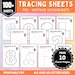 Tracing Worksheets Printable Preschool Worksheets Preschool Worksheets ...