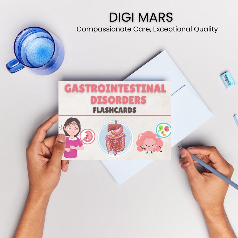 Gastrointestinal Disorders Flashcards: Medical Nursing Study (printable ...