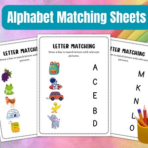 Preschool Worksheets 50 Pages- Numbers, Counting, Math, Alphabet ...