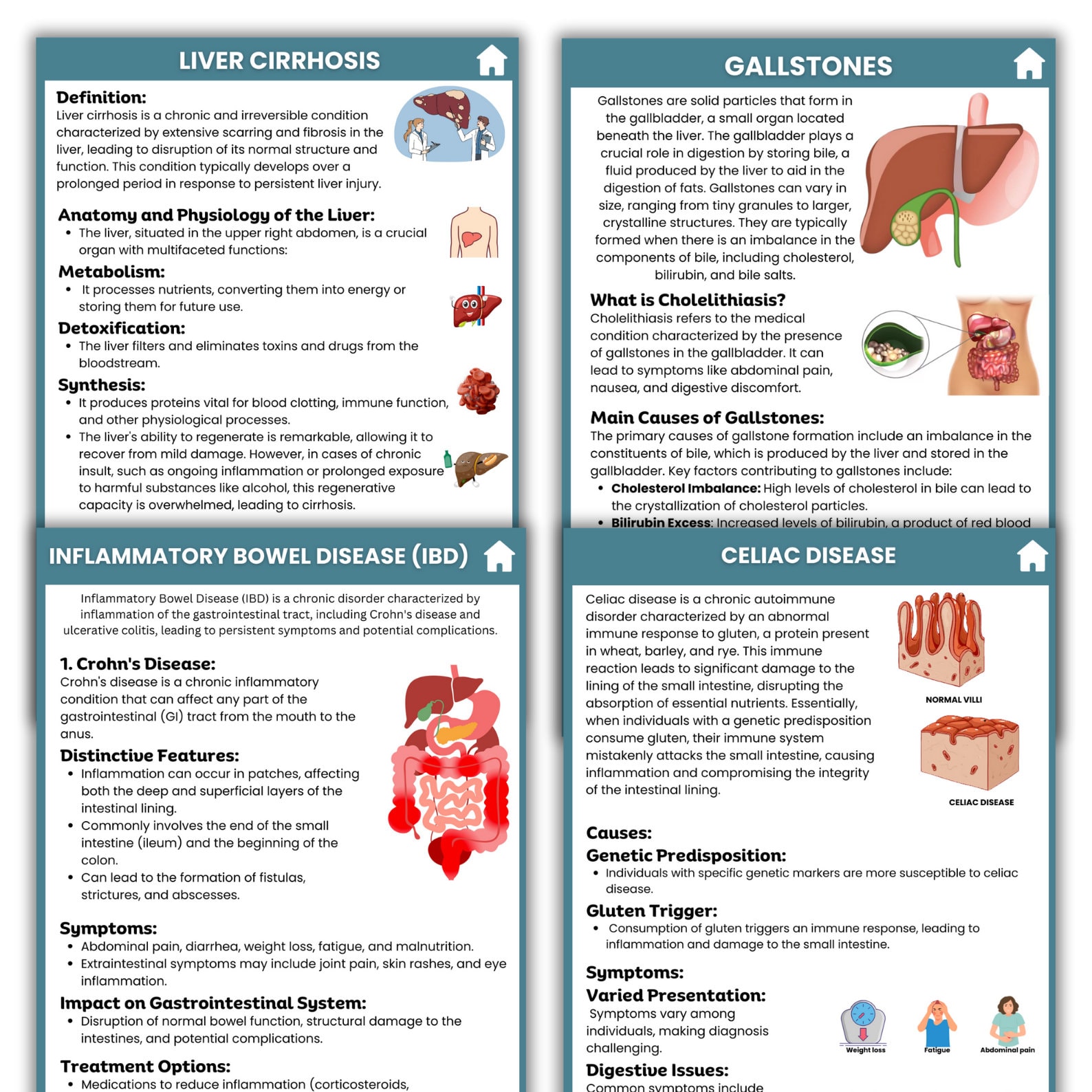 Gastrointestinal Nursing Study Guide GI Bundle - Etsy