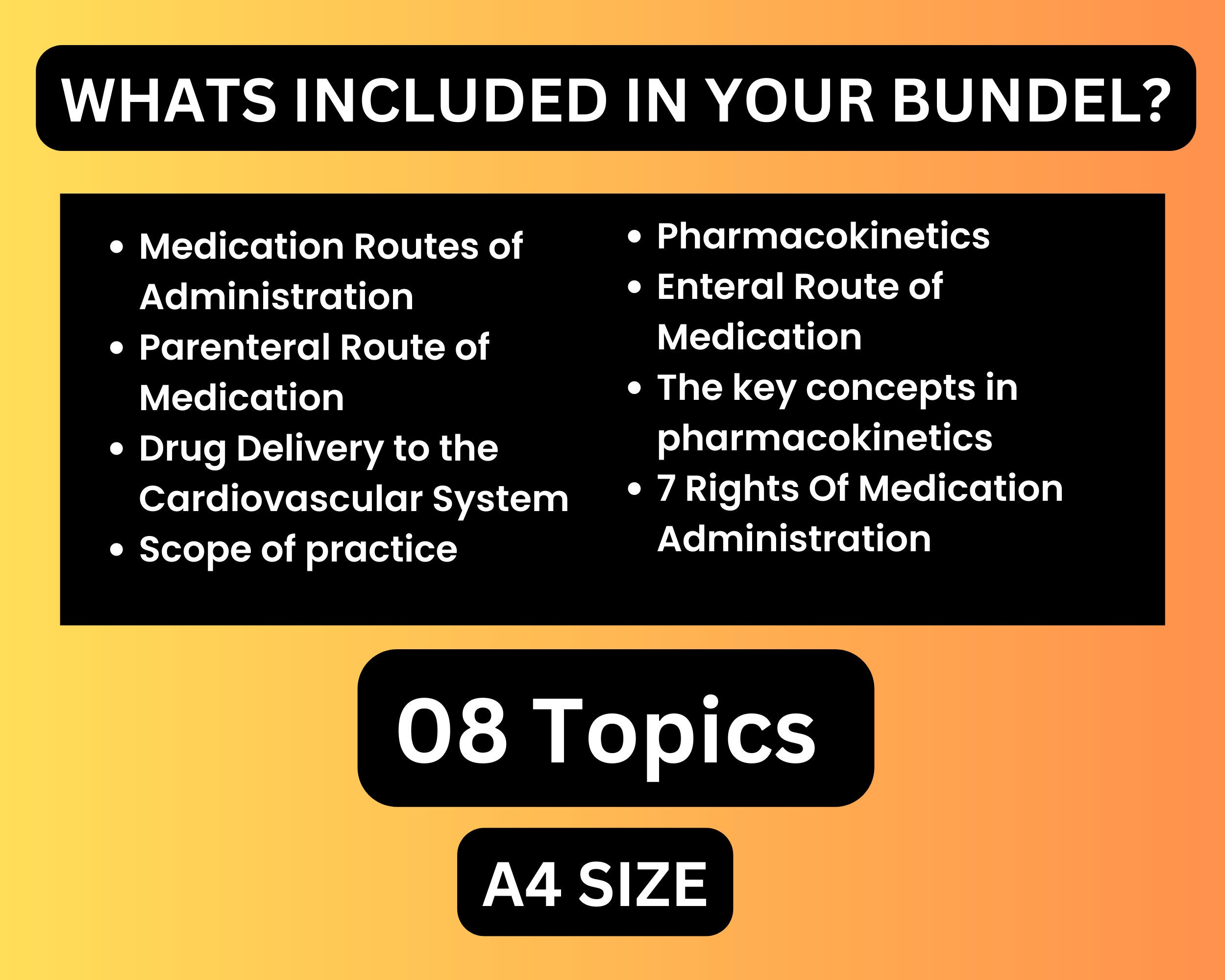 Medication Administration Study Guide: Nursing School Notes (digital ...