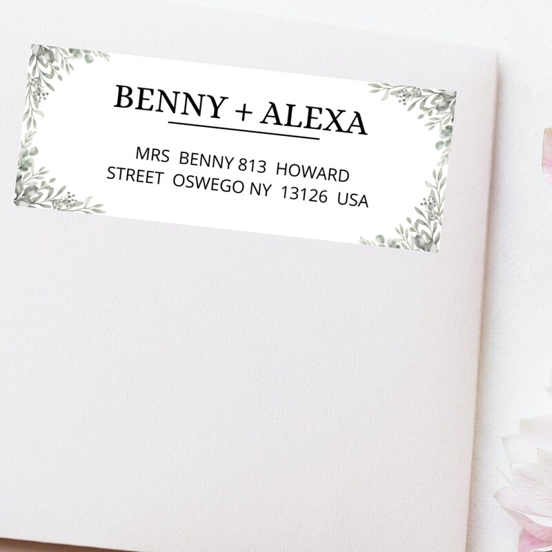Name and Address Labels - Etsy