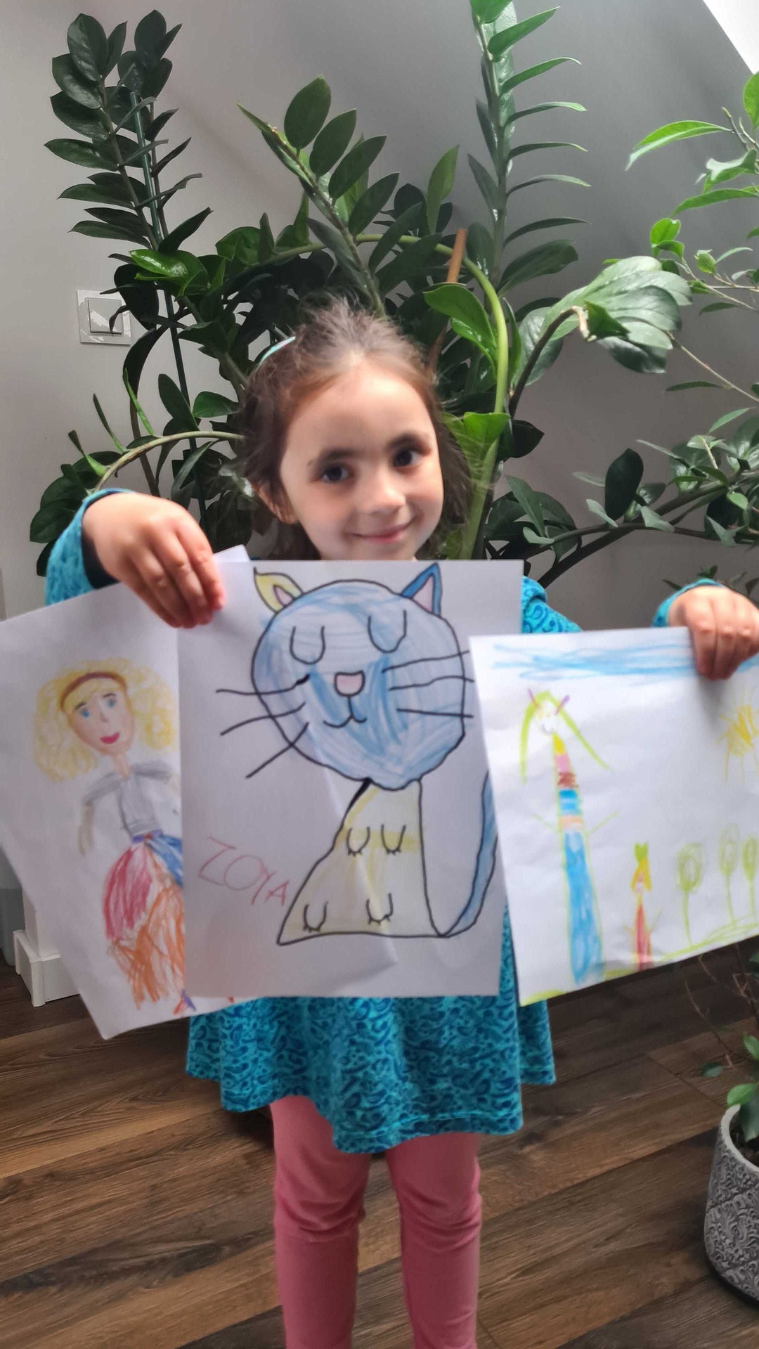 Kids Drawing Art: Handmade Children's Illustration (digital Download ...