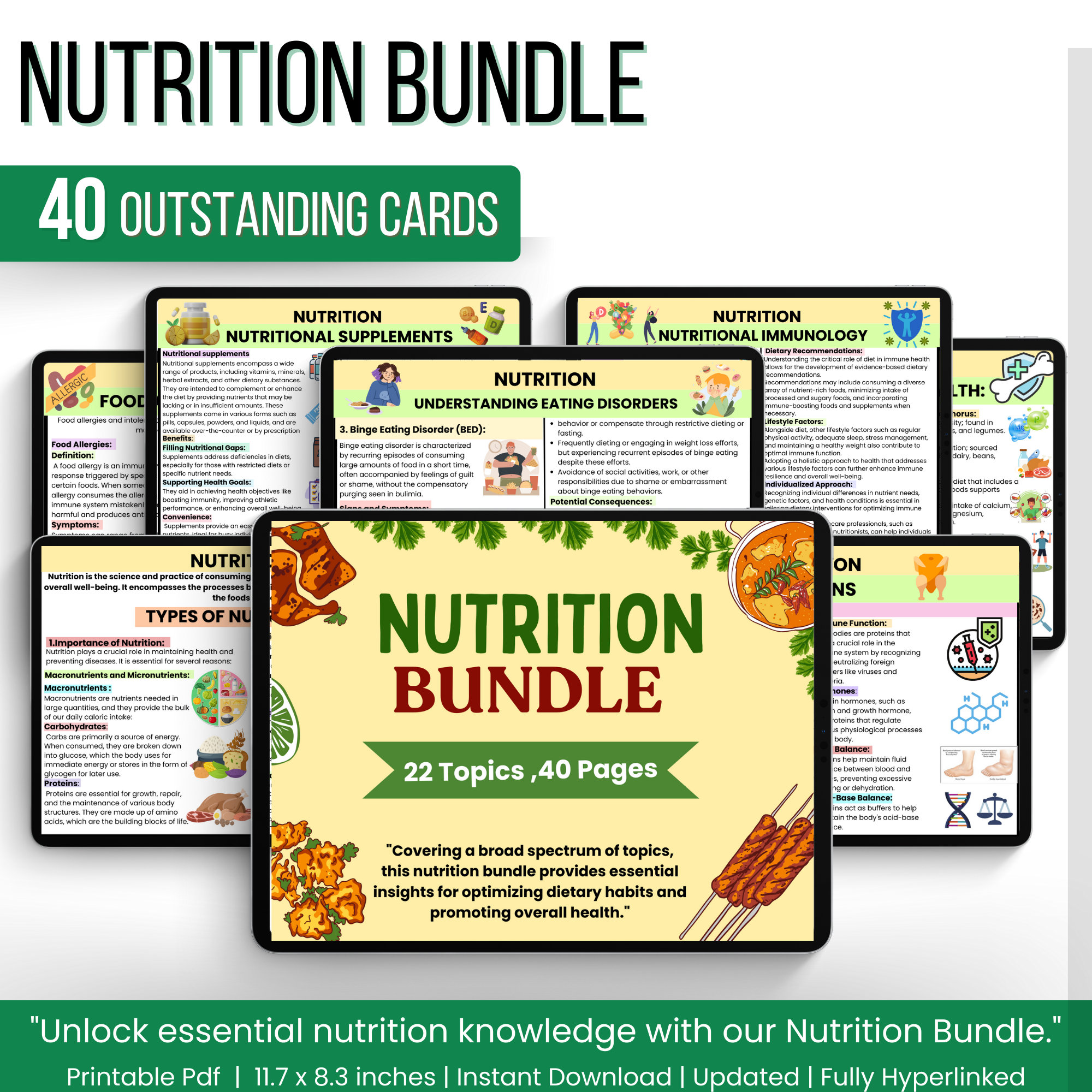 Nutrition Study Guide Bundle: NCLEX Edition (PDF Download) - Etsy