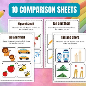 Preschool Worksheets 50 Pages- Numbers, Counting, Math, Alphabet ...