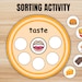 Five Senses Sorting Activity: Preschool Learning Printable (digital ...
