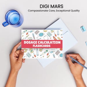 Dosage Calculation Flashcards: Medical Nursing Study (PDF Printable) - Etsy