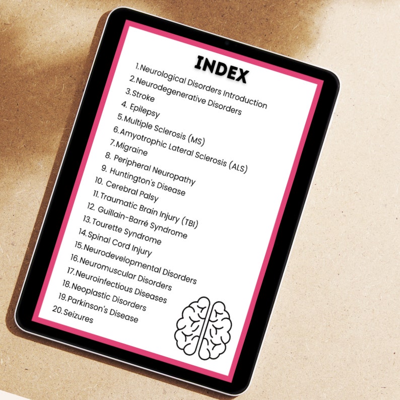 Neurological System Neuro Bundle Notes Med Surg Notes Pritnable Notes ...