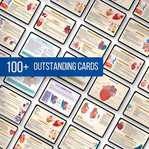 Cardiovascular System Flashcards Hyperlinked PDF| 100+ Cards | Nursing ...
