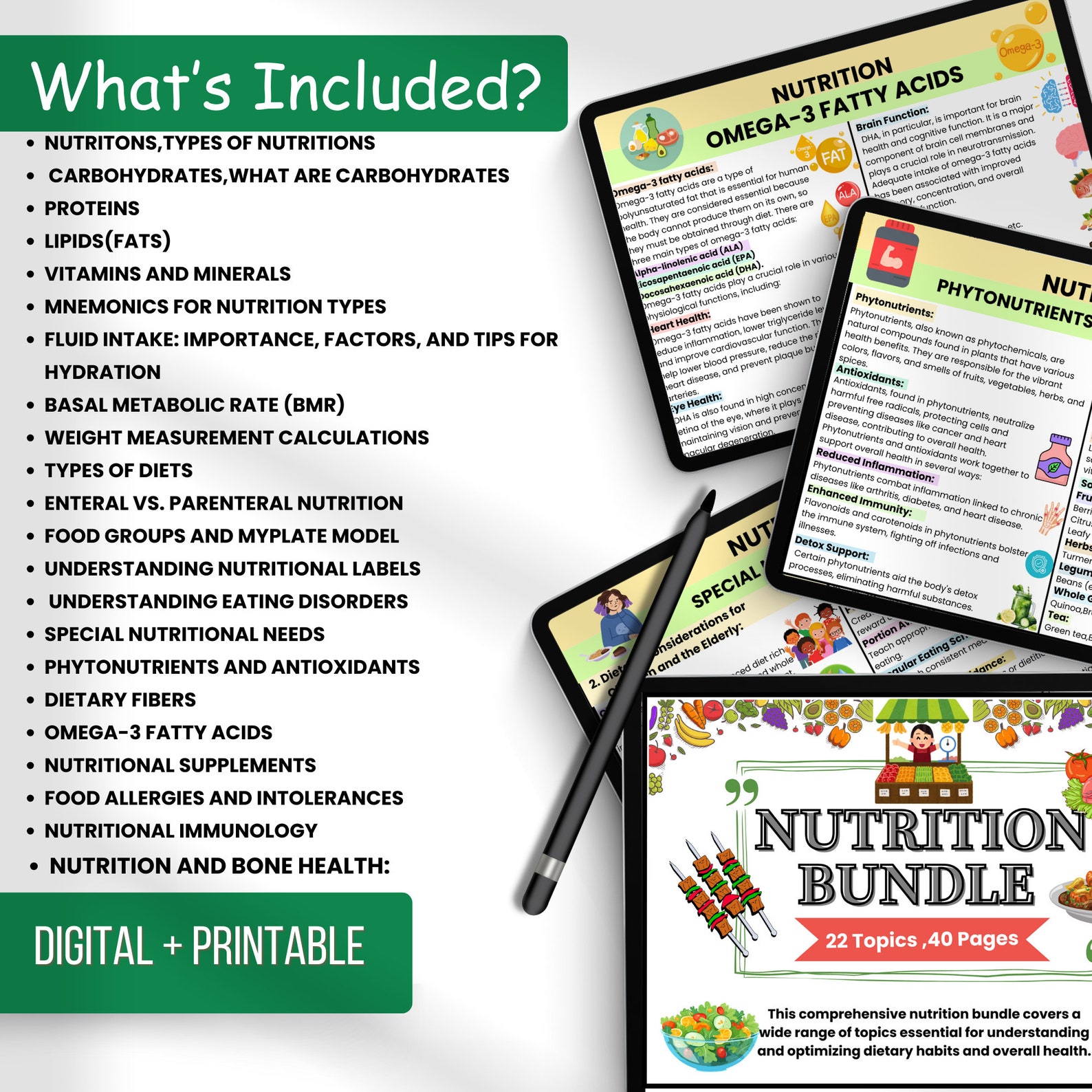 Nutrition Study Guide Bundle: NCLEX Edition (PDF Download) - Etsy