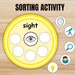 Five Senses Sorting Activity: Preschool Learning Printable (digital ...