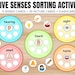 Five Senses Sorting Activity: Preschool Learning Printable (digital ...