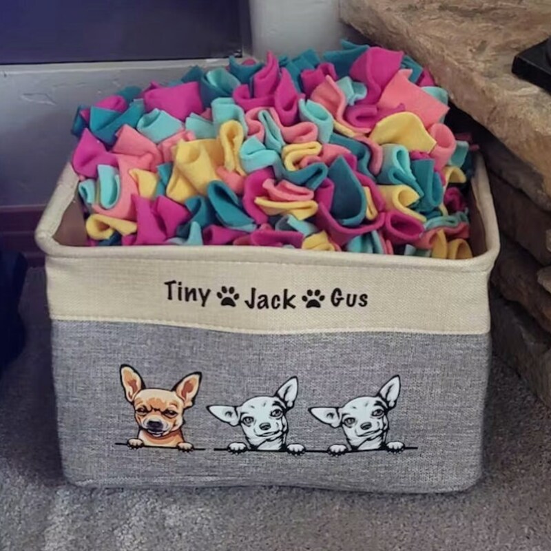 Dog Toy Basket - Etsy UK