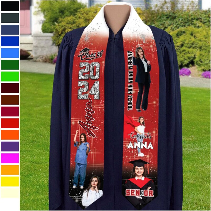 Custom Graduation Stole - Etsy
