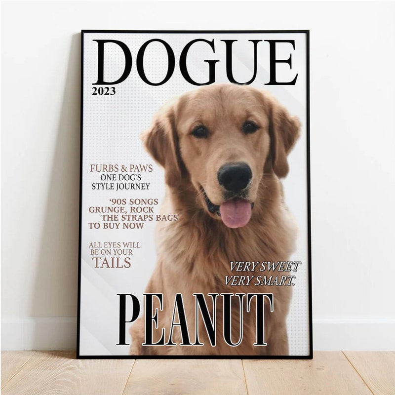 Custom Dog Poster - Etsy