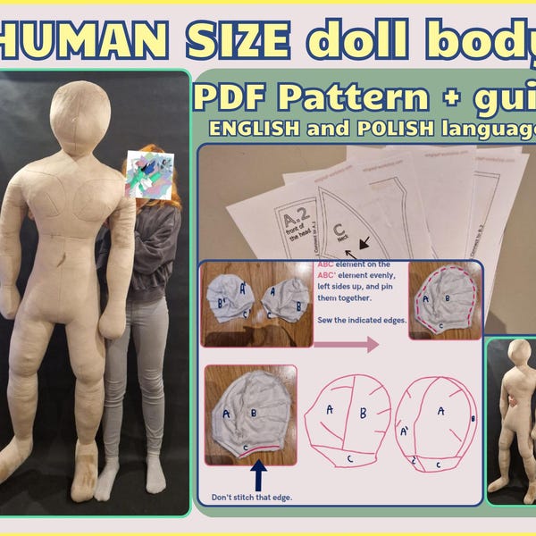 Life Size Man Plush - Etsy UK