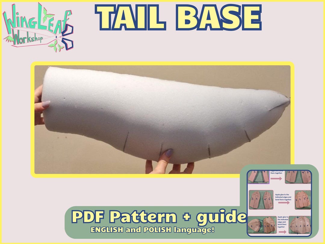 Fursuit Tail Base PDF Pattern | Canine, Wolf, Dog Design - Etsy